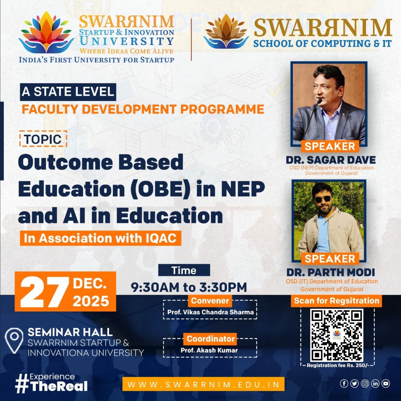 Swarrnim Startup & Innovation University | Events, News & Campus Life